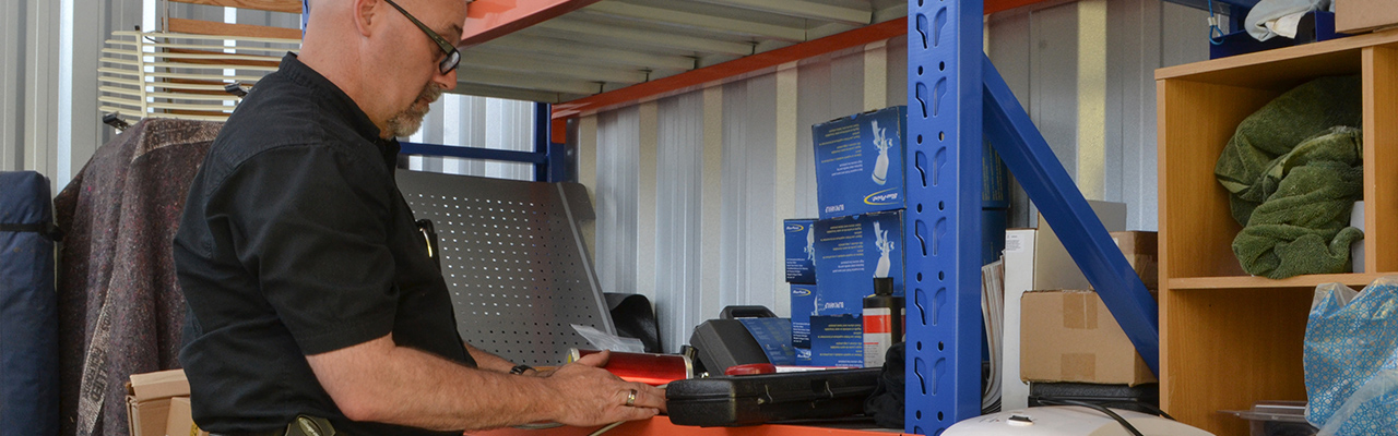 Easy-access storage for small tradesperson businesses - Wilson Storage